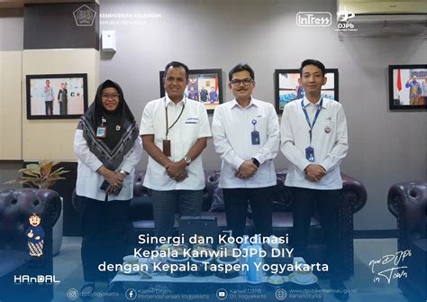 Sinergi Dan Koordinasi Kepala Kanwil DJPb DIY Dengan Kepala Taspen Yogyakarta