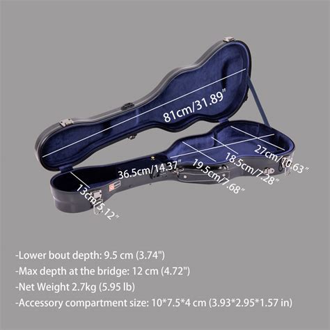 Fiberglass Baritone Ukulele Case Crossrock