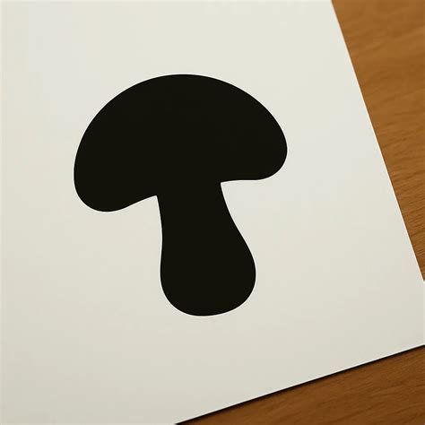 黒シルエットのきのこ｜イラスト・フリー素材なら「シンテリ」