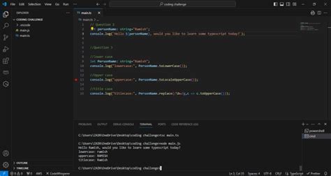 Ramish Khan On Linkedin Typescript Coding Codingchallenge Codingjourney