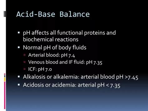 Ppt Acid Base Balance Powerpoint Presentation Free Download Id1891191
