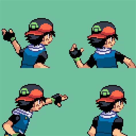 Ash Sprite Pokemon Images Free Download Pokémon Adventures Sprite