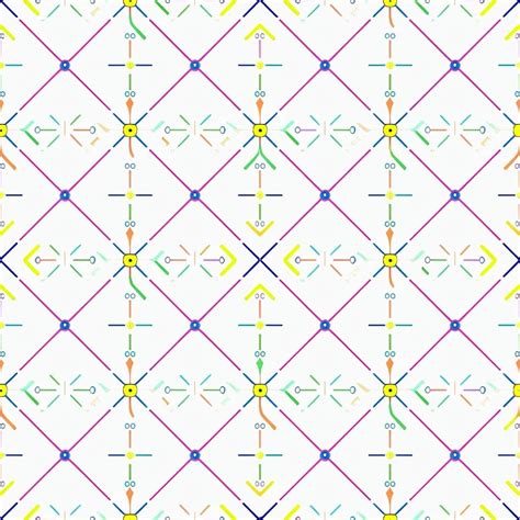 Vibrant Pastel Geometric Mosaic Pattern Design Seamless Pattern Playground