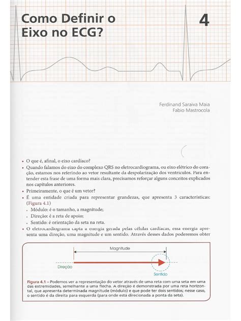 manual de eletrocardiografia cap 04 como definir o eixo no ecg pdf