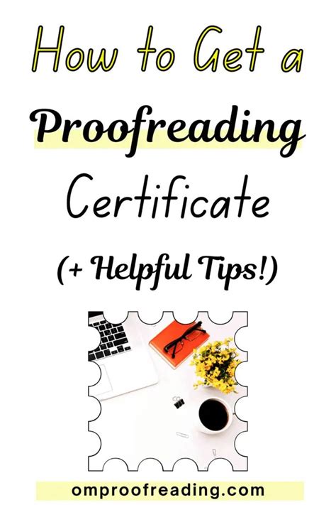 How To Get A Proofreading Certificate Helpful Tips Reading