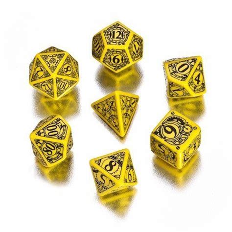 Steampunk Gaming Dice Set Tabletop And Rpg Gaming Accessories Fairy Figurines Steampunk