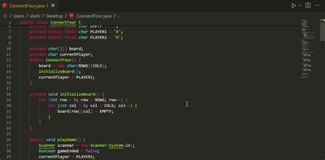 Sagi Ashwitha On Linkedin Completed My Java Task 4 Connect Four Game