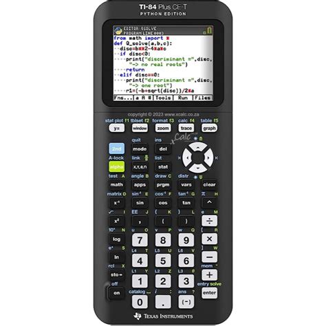 Texas Instruments Ti84ce T Python Edition Xcalc South Africa