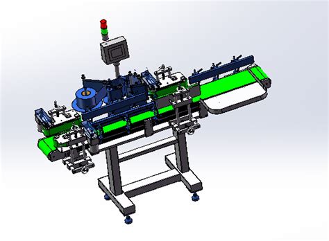 Assembly Line Labeling Machine 3d Model Turbosquid 1228956