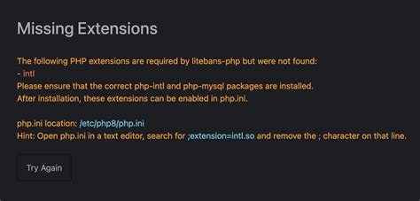 add php intl to the php extension · issue 30 · sigma production ptero