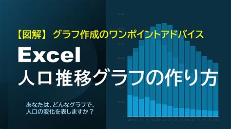 Excelで作る分かりやすい気温グラフの作り方、図解とワンポイントアドバイス 人口動向ラボ