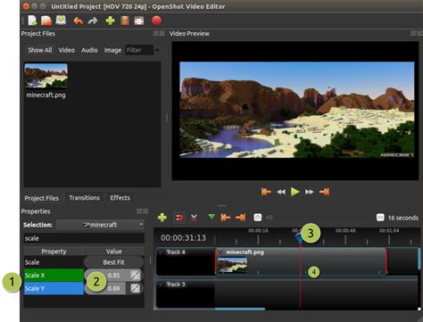 OpenShot Video Editor View Screenshots