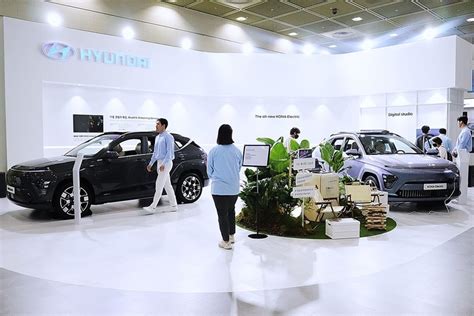 Wis 2023 현대자동차 V2l 기술 적용한 ‘코나 일렉트릭 전시