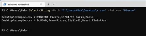 Powershell Rechercher Une Chaîne De Caractères Avec Select String
