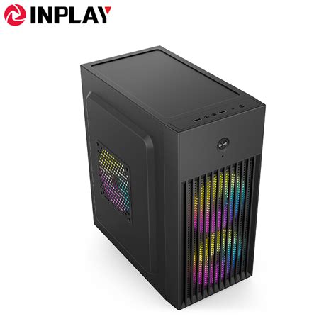 Inplay Lite X220 Pc Case Build In 2 Rgb Fans Matx Case Gaming Case For Desktop Computer Shopee