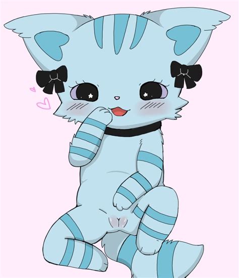 Rule 34 Azuo Beatcats Blue Body Blue Fur Chelsea Beatcats Cub Felid