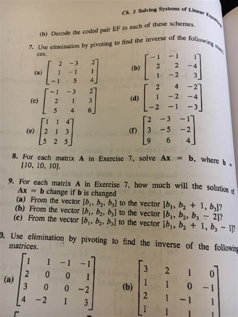 solved ch 3 solving systems of of linear b decode the