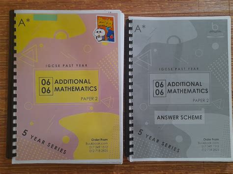 Addmaths Paper 2 Past Year Paper Hobbies And Toys Books And Magazines Textbooks On Carousell