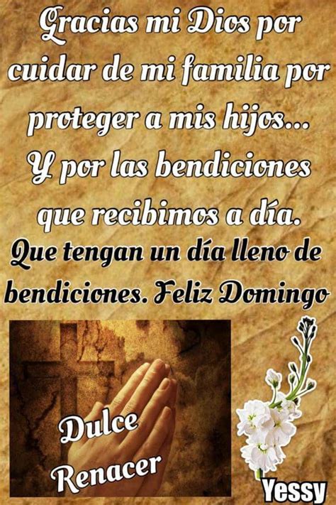 Oración Del Domingo Feliz Domingo Oración Del Día Bendiciones Para Ti