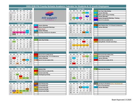 Pitt County Schools Calendar 2026 2027 Holidays