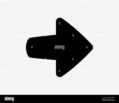 Right Arrow Icon East Side Turn Turning Point Pointer Path Direction