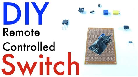 DIY Remote Controlled Switch RC Switch RX Switch YouTube