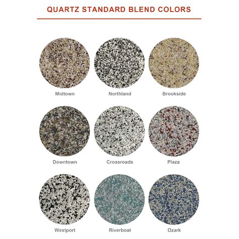 Color Cards Treadwell Kansas City Commercial Epoxy Flooring