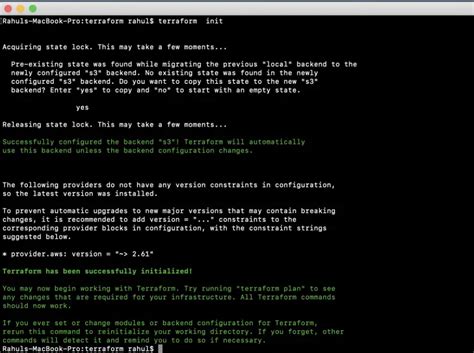 how to manage terraform state in an aws s3 bucket