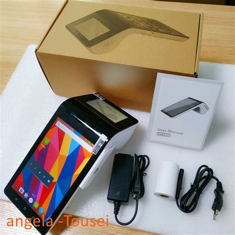 Mobile POS Android NFC RFID Reader And Thermal Printer All In One POS Terminal With Bluetooth