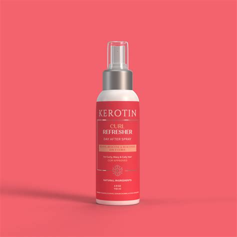 Curl Refresher Day After Spray For Curly Wavy And Coily Hair Kerotin