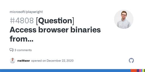 Question Access Browser Binaries From Nodemodulesplaywright Directory · Issue 4808
