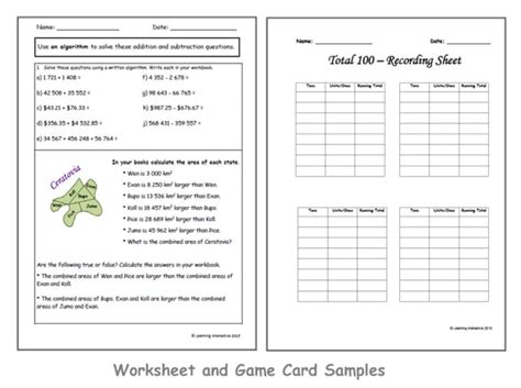 Using The Formal Algorithm With Addition And Subtraction Tpt