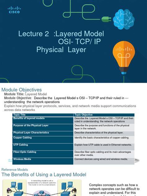 Lecture 02 Physical Layer Pdf Osi Model Computer Network