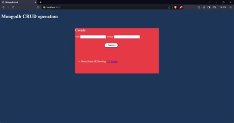 simple crud operation project using mongodb and node js rahul ravikumar