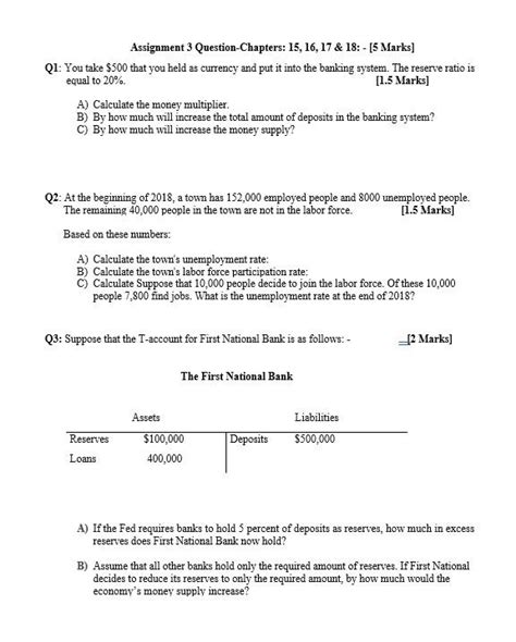Solved Assignment 3 Question Chapters 15 16 17 And 18 5