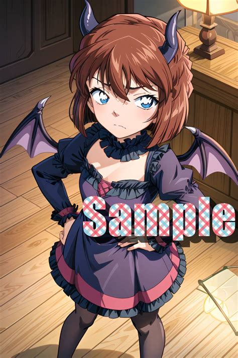 名探偵コナン：灰原哀 Gv2ht47 イラスト 特殊印刷 オリジナル 同人 アニメ 美少女 セクシー Sexy ハイレグ コスプレ A4