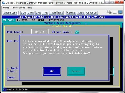 Using The Bios Configuration Utility To Create A Bootable Logical Drive X86 Oracle® Storage