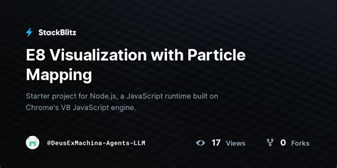 E8 Visualization With Particle Mapping StackBlitz
