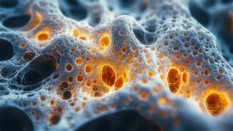 Abstract Neural Network Synapse Visualization With Glowing Connections