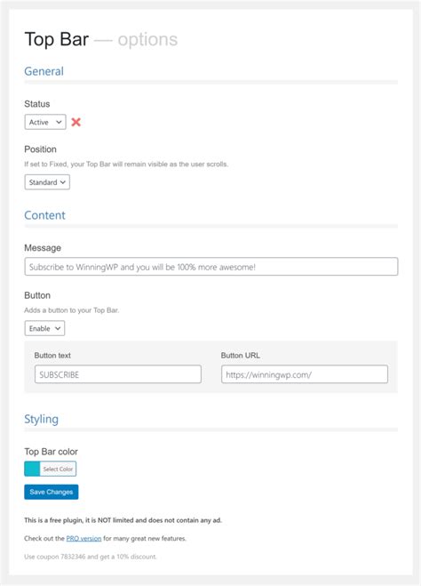Top Six Best Drop Down Notification Bar Plugins For Wordpress