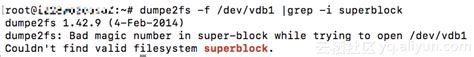 记一次数据盘挂载mount wrong fs type bad option bad superblock on dev vdb1的