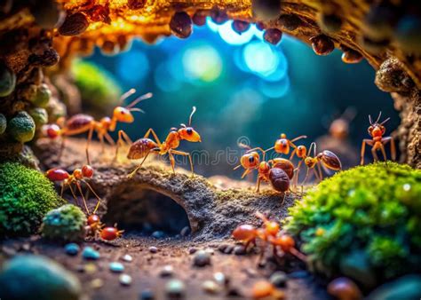 A Tiltshift Perspective On An Amazing Ant Colony Detailed Underground