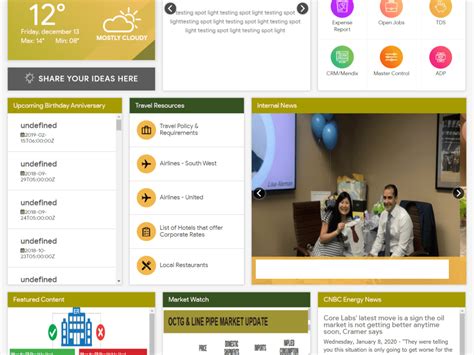a responsive intranet design and development for sharepoint modern