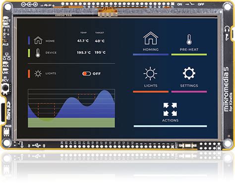 Mikromedia 5 Resistive With Mk66fx1m0vlq18 Mcu