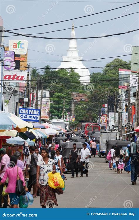Panadura Sri Lanka May 10 2018 Man Smiling At A Local Market Of