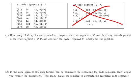 Solved 1 ﻿how Many Clock Cycles Are Required To Complete