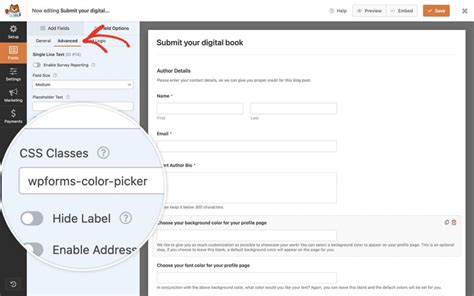 How To Add A Color Picker To Your Form