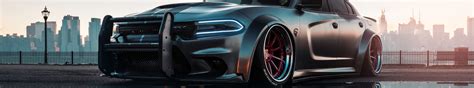 Download Wallpaper Car Dodge Charger Hellcat Enforcer Section Dodge In Resolution 4800x900