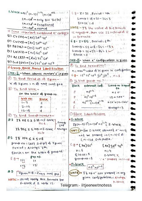 SOLUTION Periodic Table Topper S Handwritten Short Notes For Jee Neet Studypool