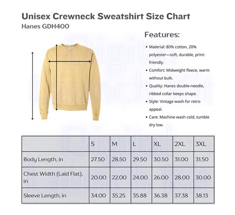 Hanes Sweatshirt Chart Comfort Colors Size Chart Sweatshirt Display